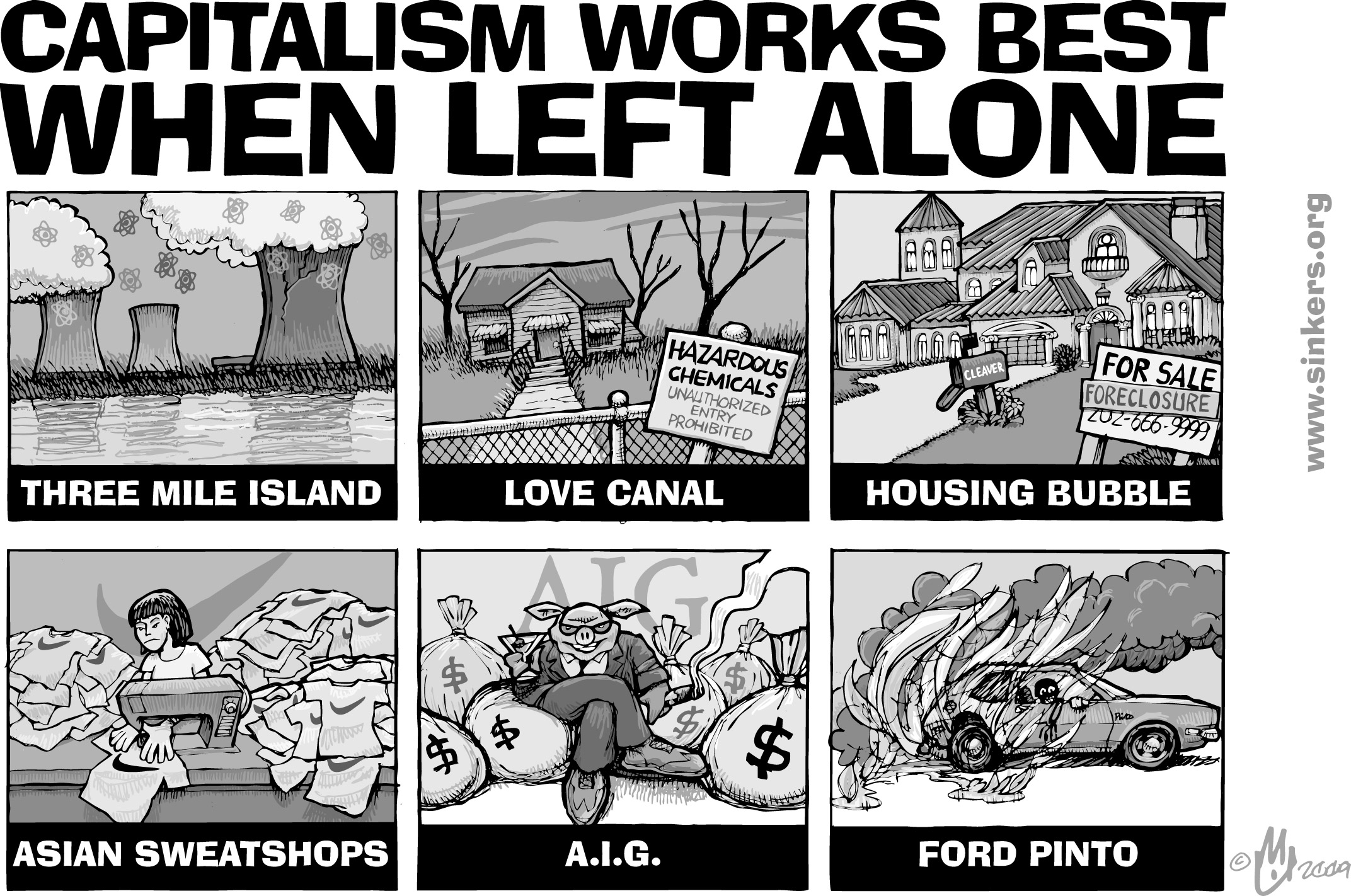 Mike Flugennock Political Cartoons Information Terrorism Archive